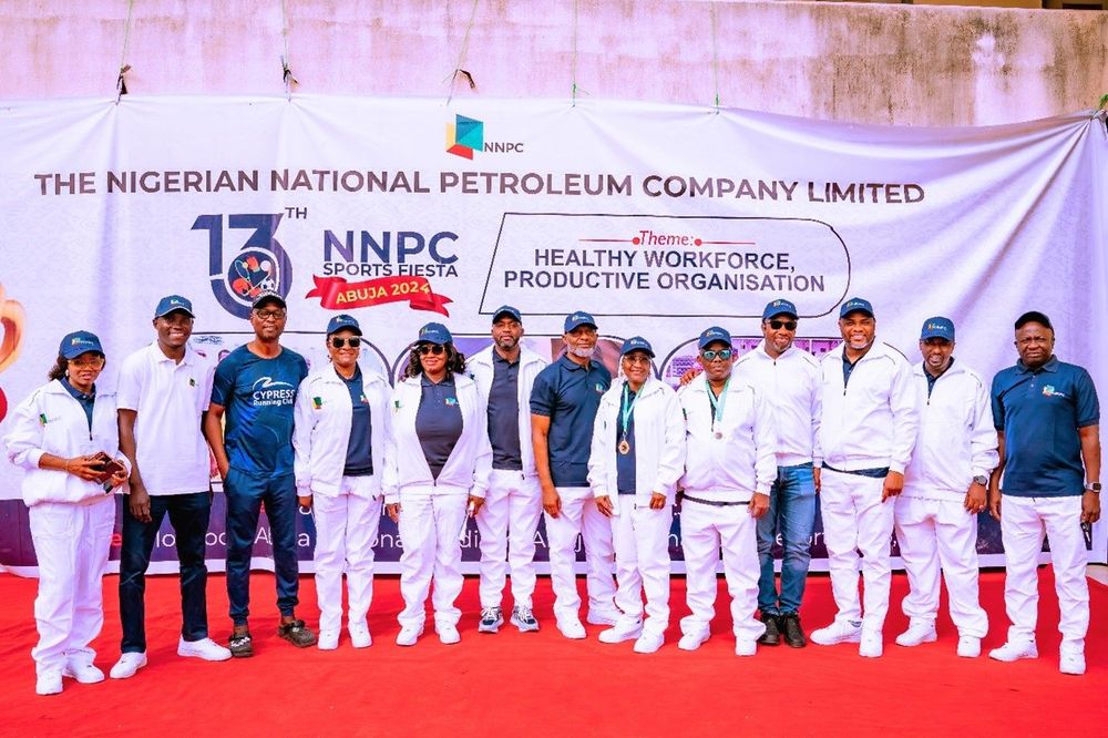 THE 13TH EDITION OF NNPC LTD SPORTS FIESTA TAKING PLACE AT MOSHOOD ...