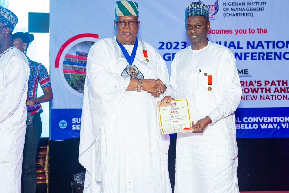 NIM NNPC Ltd. Chapter Bags National Award as MD NNPC Trading and others ...