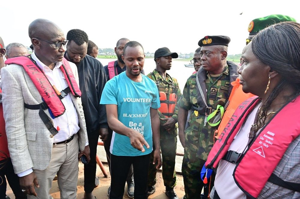 INTERCEPTED CRUDE OIL VESSEL IN WARRI, DELTA STATE.