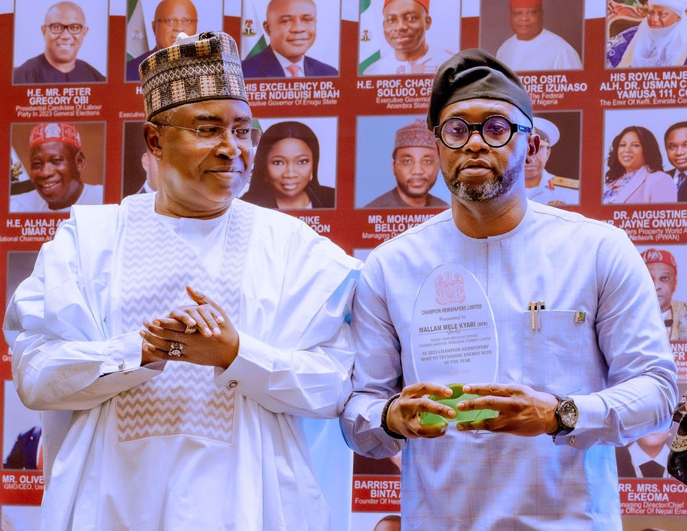 NNPC Chief, Kyari, Wins Champion Newspapers' Most Outstanding Energy ...