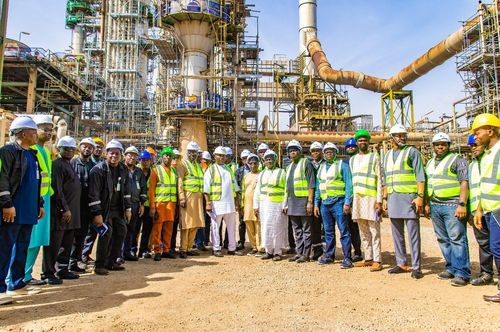 Senate Ad hoc Committee (Downstream) on an oversight visit to Kaduna ...